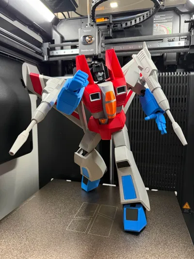 Transformers Devastation Starscream Action Figure - Free 3D Print Model ...