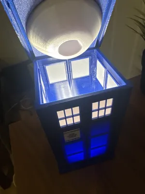 TARDIS LED Lamp by ByteSlinger MakerWorld: Download Free 3D Models