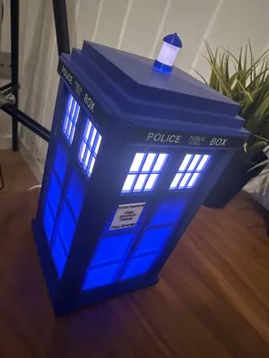 TARDIS LED Lamp by ByteSlinger MakerWorld: Download Free 3D Models
