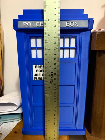 TARDIS LED Lamp by ByteSlinger MakerWorld: Download Free 3D Models