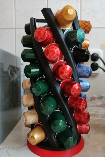 Nespresso Capsule Tower by B4ndit MakerWorld: Download Free 3D Models