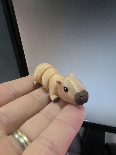 Articulated Capybara - Strong Joints - Free 3D Print Model - MakerWorld