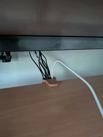 Desk Cable Management System - Free 3D Print Model - MakerWorld