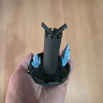 CRYSTAL DRAGON STAND - Free 3D Print Model - MakerWorld