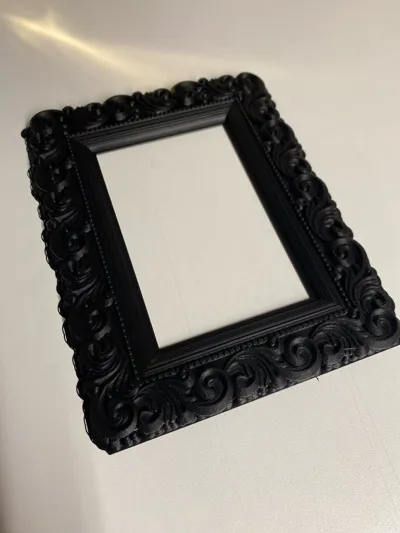 Antique Baroque Frame - Free 3D Print Model - MakerWorld