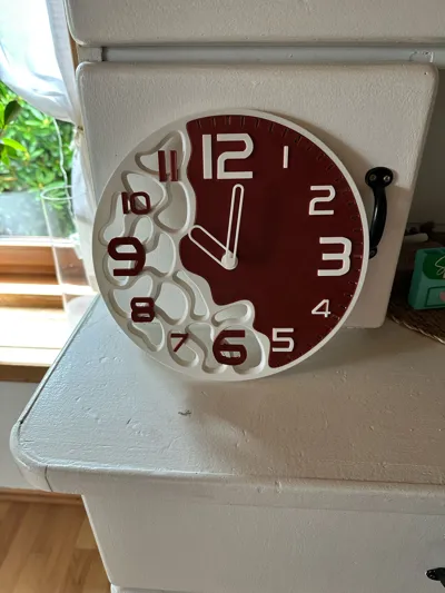 Organic Clock Body - Free 3D Print Model - MakerWorld