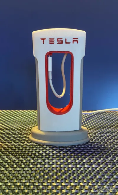 Tesla Supercharger Iphone Charger Remixed by Majkl.k88 MakerWorld ...