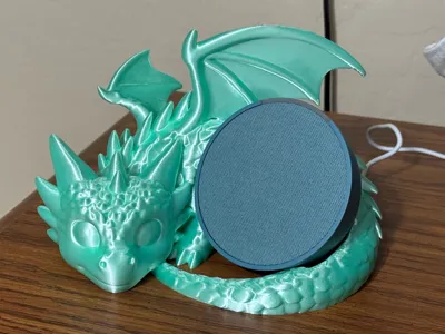 Magical Dragon Alexa Echo Pop Holder by StrabonZ MakerWorld: Download ...