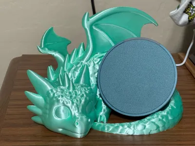 Magical Dragon Alexa Echo Pop Holder by StrabonZ MakerWorld: Download ...
