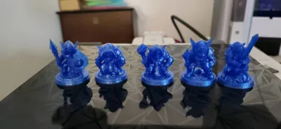 Fast 5 Goblin Supportless Miniature Pack. by Nozzleborn Foundry ...