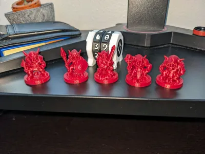 Fast 5 Goblin Supportless Miniature Pack. by Nozzleborn Foundry ...