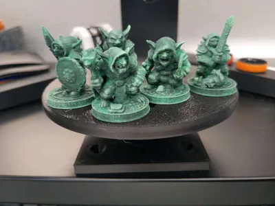 Fast 5 Goblin Supportless Miniature Pack. - Free 3D Print Model ...