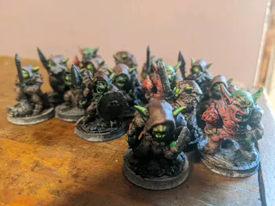 Fast 5 Goblin Supportless Miniature Pack. by Nozzleborn Foundry ...