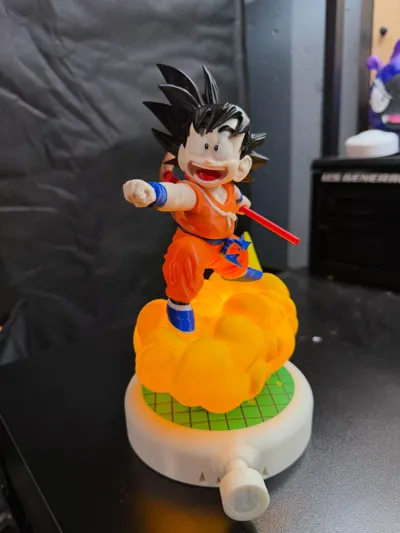 Flying Goku - Multicolor - Magnetic Levitation - Free 3D Print Model ...