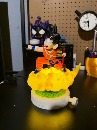 Goku volador – Multicolor – Levitación magnética - Modelo de impresión ...