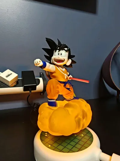 Goku Voador - Multicolor - Levitação Magnética - Modelo gratuito para ...