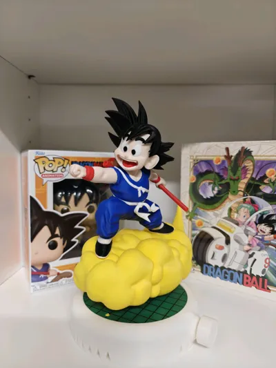 Goku Voador - Multicolor - Levitação Magnética - Modelo gratuito para ...