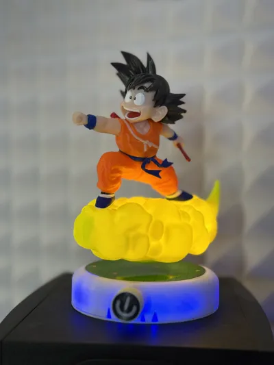 Flying Goku - Multicolor - Magnetic Levitation - Free 3D Print Model ...