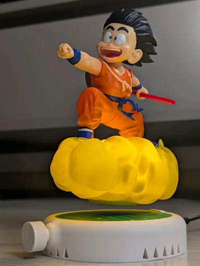 Goku Voador - Multicolor - Levitação Magnética - Modelo gratuito para ...