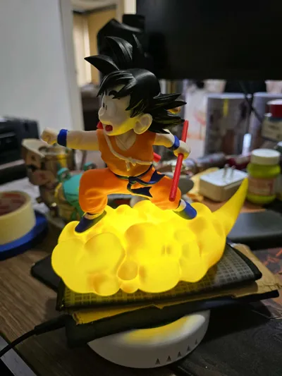 Flying Goku - Multicolor - Magnetic Levitation - Free 3D Print Model ...