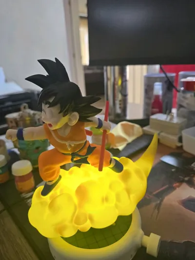 Flying Goku - Multicolor - Magnetic Levitation - Free 3D Print Model ...