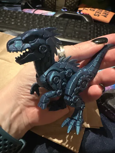 Mecha Raptor - Free 3D Print Model - MakerWorld