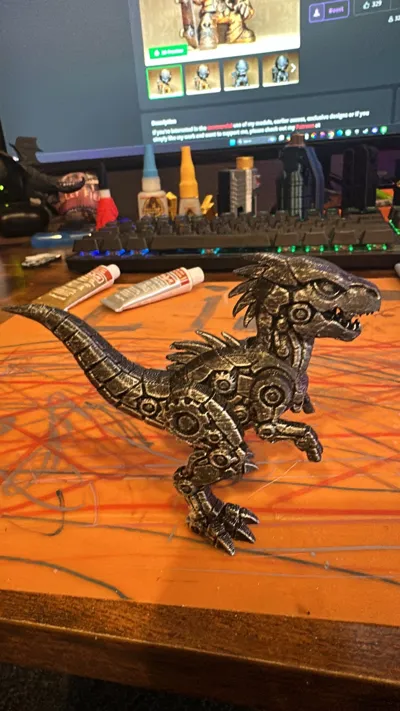 Mecha Raptor - Free 3D Print Model - MakerWorld