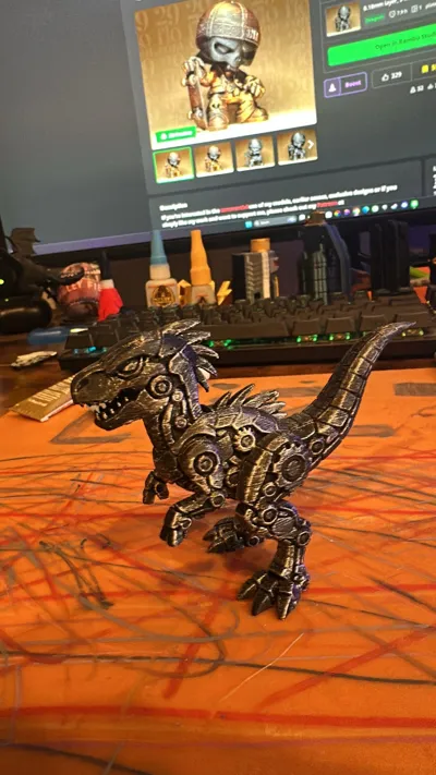 Mecha Raptor - Free 3D Print Model - MakerWorld