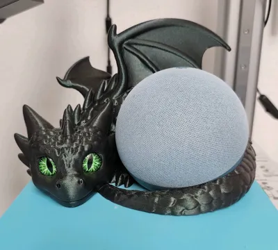 Magical Dragon Alexa Echo Dot - Homepod mini - Free 3D Print Model ...