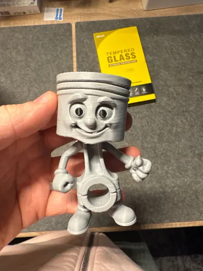 Animated Piston Man - Free 3D Print Model - MakerWorld