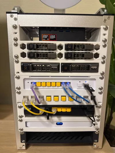 10 inch Rack 1U : 4x 2.5 inch HDD/SSD - HOT SWAP ! - Free 3D Print ...