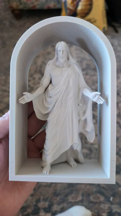 LDS Christus Statue in Arch - Free 3D Print Model - MakerWorld