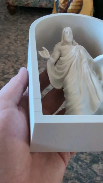 LDS Christus Statue in Arch Remixed by JCmusic MakerWorld: Download ...