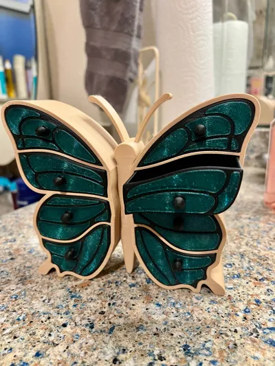 butterfly drawer jewelry box - Free 3D Print Model - MakerWorld