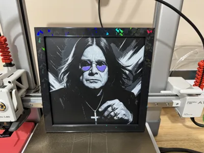 Ozzy Osbourne Hueforge by LoFi Layers MakerWorld: Download Free 3D Models