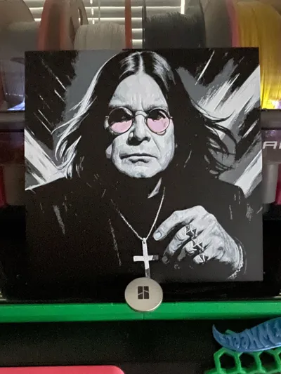 Ozzy Osbourne Hueforge by LoFi Layers MakerWorld: Download Free 3D Models