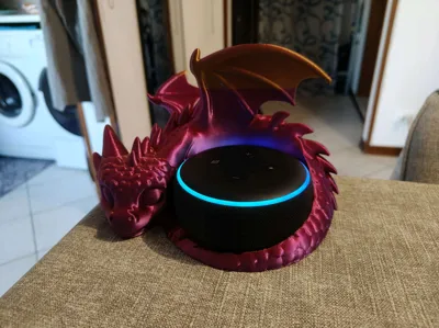 Magical Dragon Alexa Echo Dot Gen 3 Holder by StrabonZ MakerWorld ...