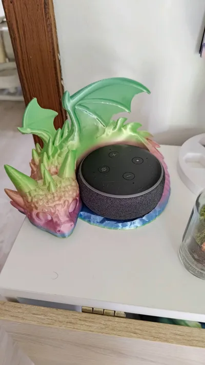 Magical Dragon Alexa Echo Dot Gen 3 Holder by StrabonZ MakerWorld ...