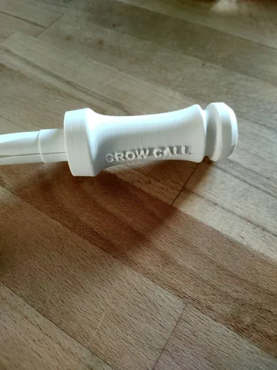 Crow Call - Free 3D Print Model - MakerWorld