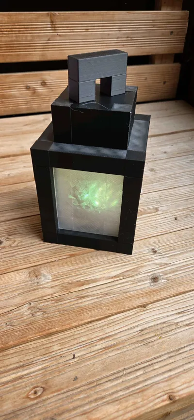 Hanging Minecraft Lantern - Free 3D Print Model - MakerWorld