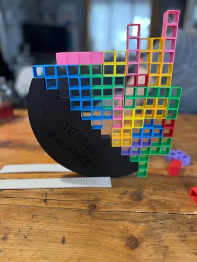 Tetris Balance XL – Sizable, yet Materially Efficient - Free 3D Print ...