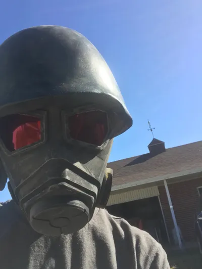 Fallout New Vegas NCR Mask and Helmet - Free 3D Print Model - MakerWorld