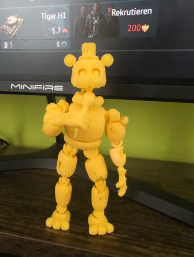 WİTHERED FREDDY action figure - Free 3D Print Model - MakerWorld