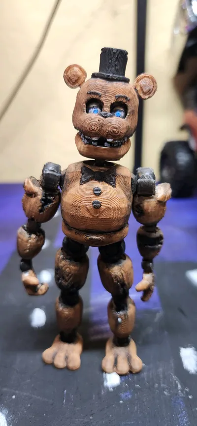 WİTHERED FREDDY action figure - Free 3D Print Model - MakerWorld