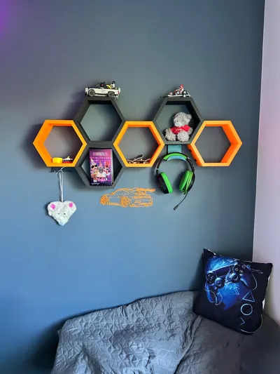 HexaRack - Modular Wall Organizer - Free 3D Print Model - MakerWorld