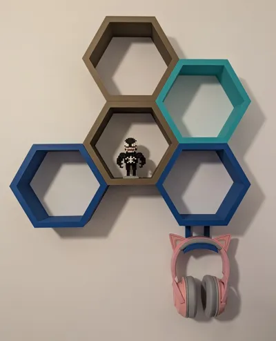 HexaRack - Modular Wall Organizer - Free 3D Print Model - MakerWorld