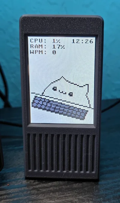 Bongo Cat Mini Monitor – Animated ESP32 Display by Vostok Labs MakerWorld: Download Free 3D Models