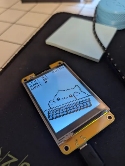 Bongo Cat Mini Monitor – Animated ESP32 Display by Vostok Labs MakerWorld: Download Free 3D Models