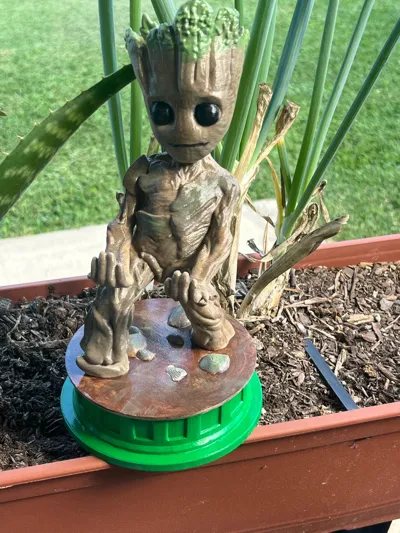 Baby Groot Gamepad Halter Remixed by Hammelwade MakerWorld: Download ...