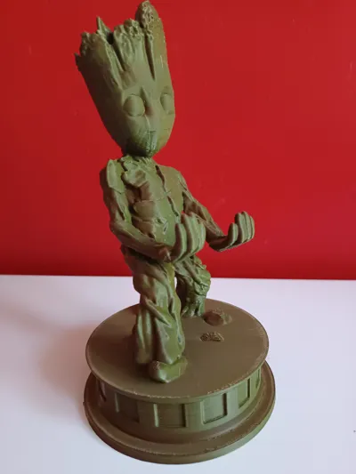 Baby Groot Gamepad Halter - Free 3D Print Model - MakerWorld